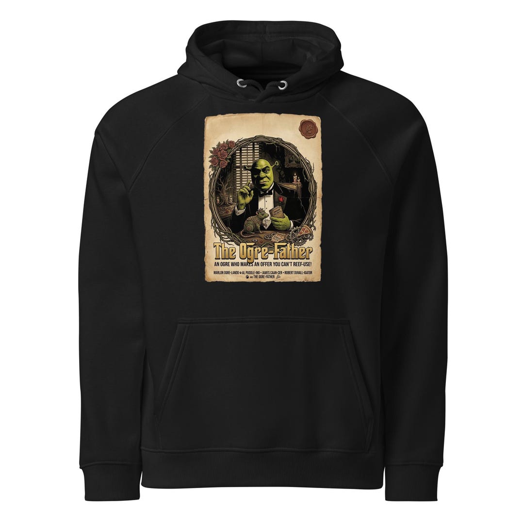 The Ogre Father Hoodie, Funny Shrek Godfather Parody Sweatshirt, Retro ...