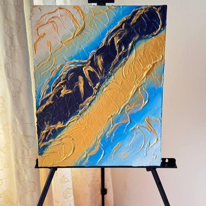 40x50cm Textured Art - Etsy