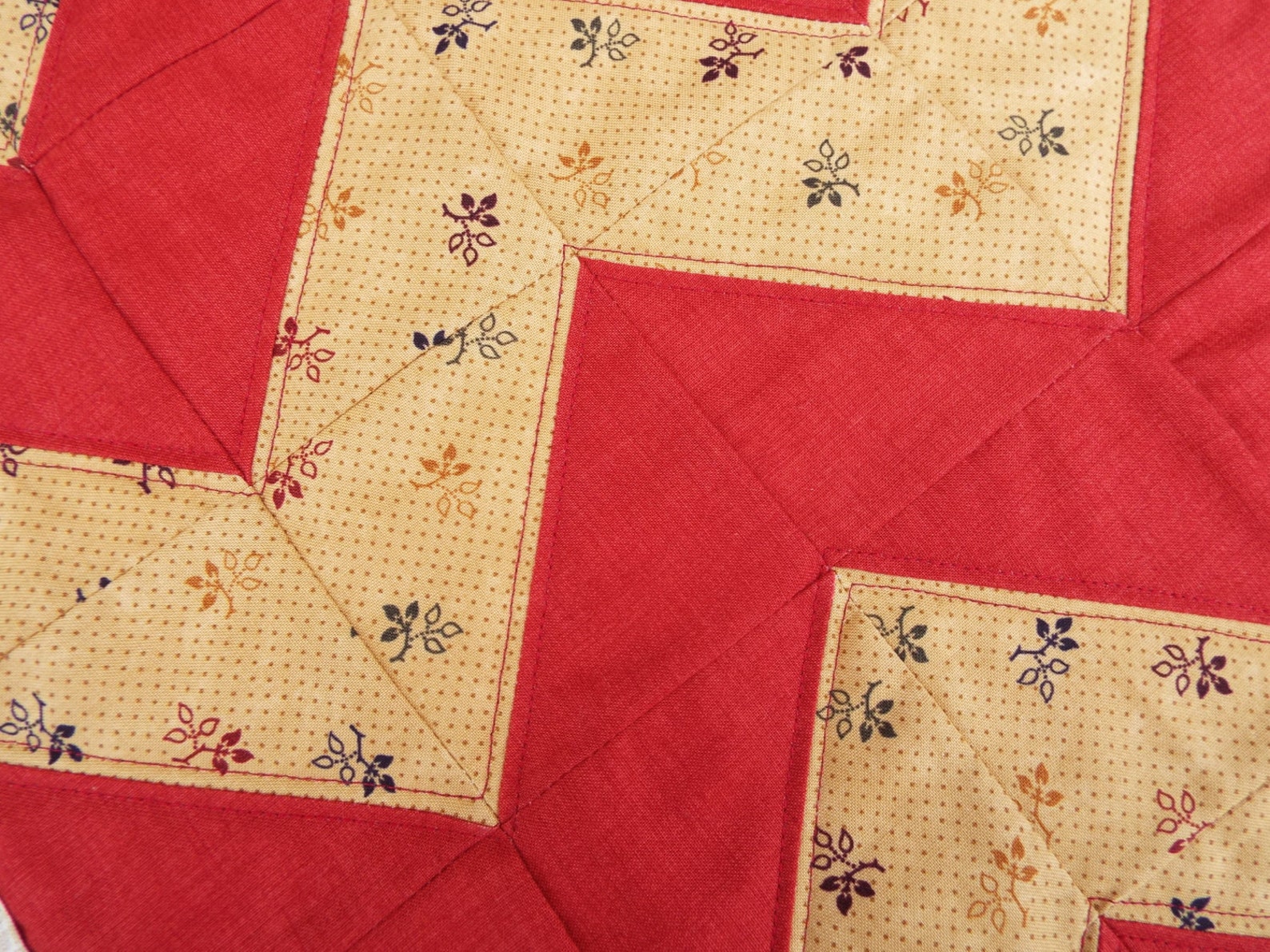 Table Runner, Table Topper, Quilted Table Runner, Primitive Table ...