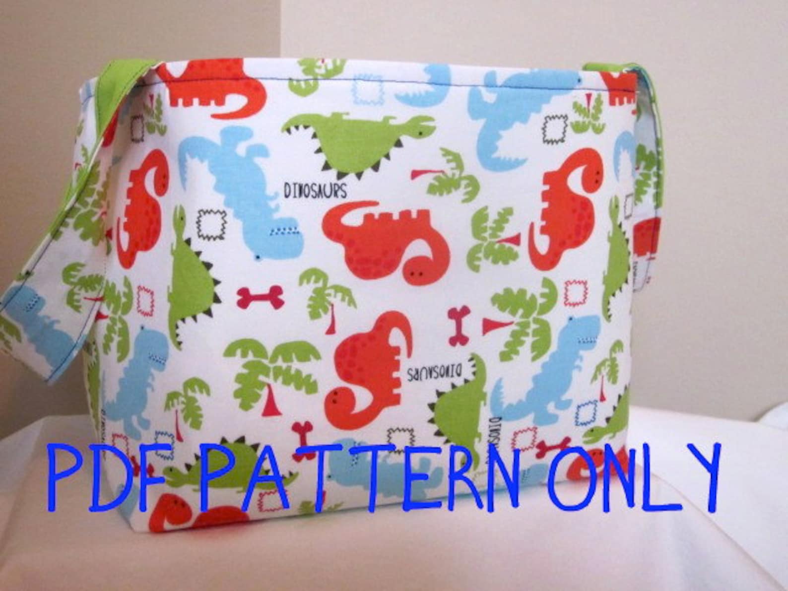 PDF Sewing Pattern / Fabric Diaper Caddy Sewing Pattern / Fabric ...