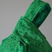 Japanese Knot Bag, Reversible, Project Bag, Green, Emerald, Damask - Etsy