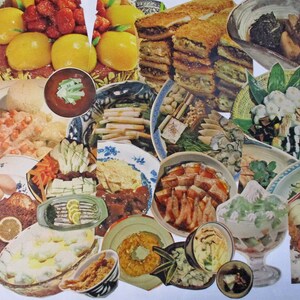 1950 to 60s Vintage Japanese Food Paper Cut Out Ephemera Scrap Pack - Etsy