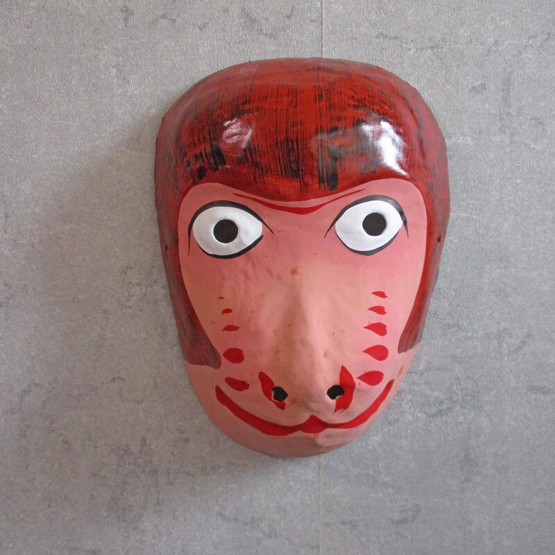 Paper Mache Mask - Etsy