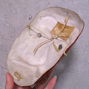 Vintage Japanese Mingei monkey Paper Mache MASK Wall Deco - Etsy