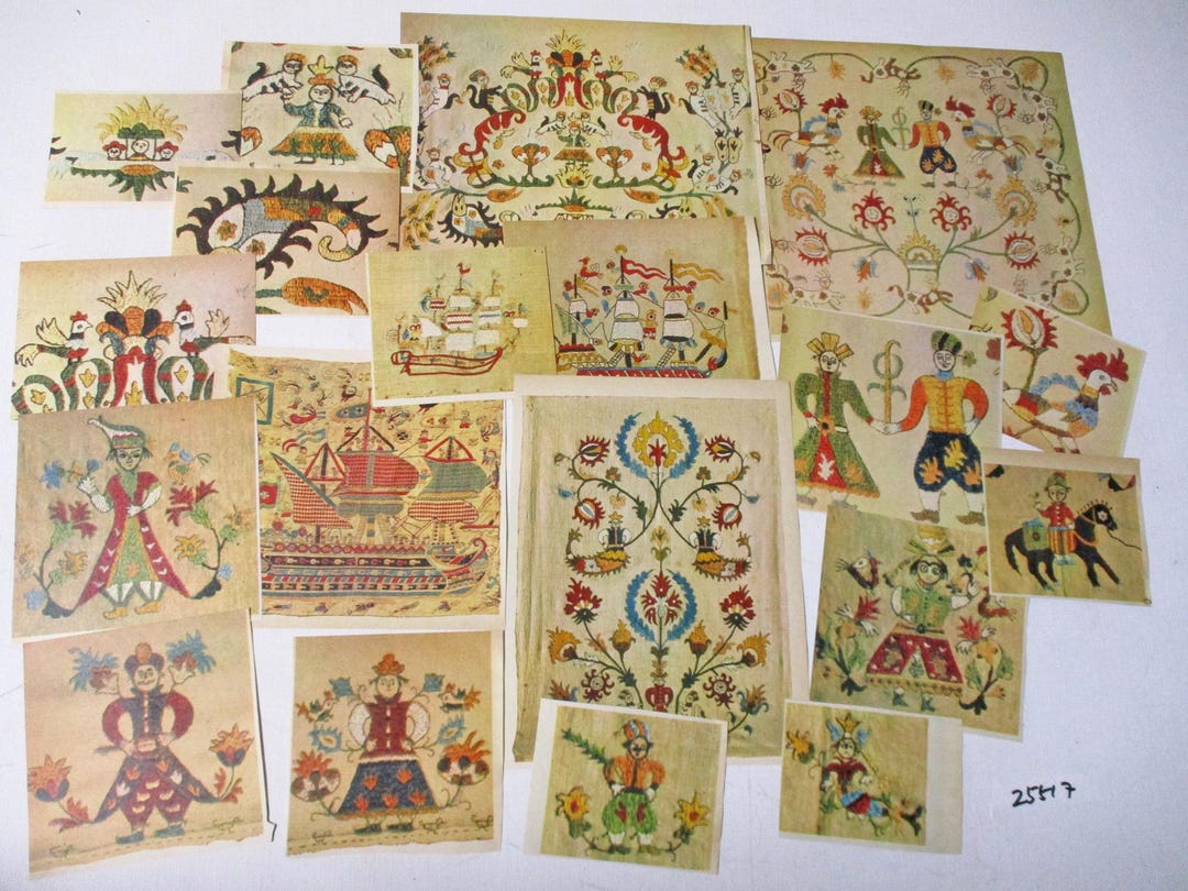 1970s 19vintage Japanese Cut Out Paper Ephemera Collage Scrap Pack ...