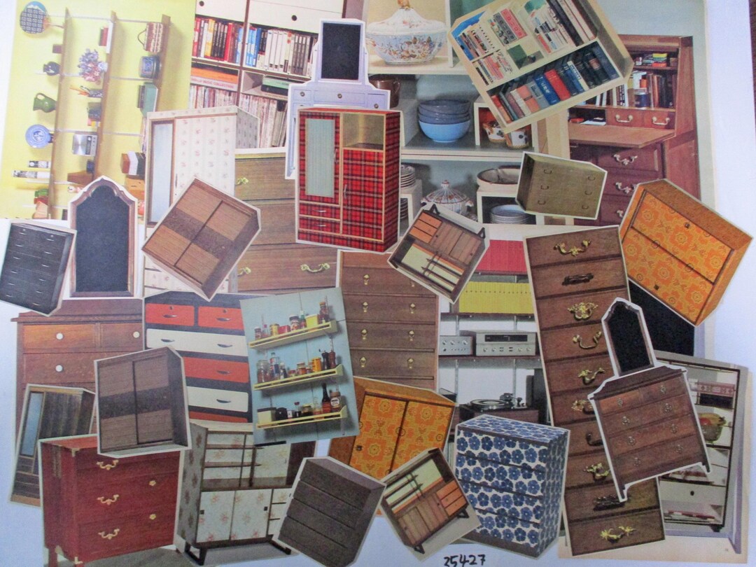 1920 to 60s 30vintage Japanese Cut Out Paper Ephemera Collage Scrap ...