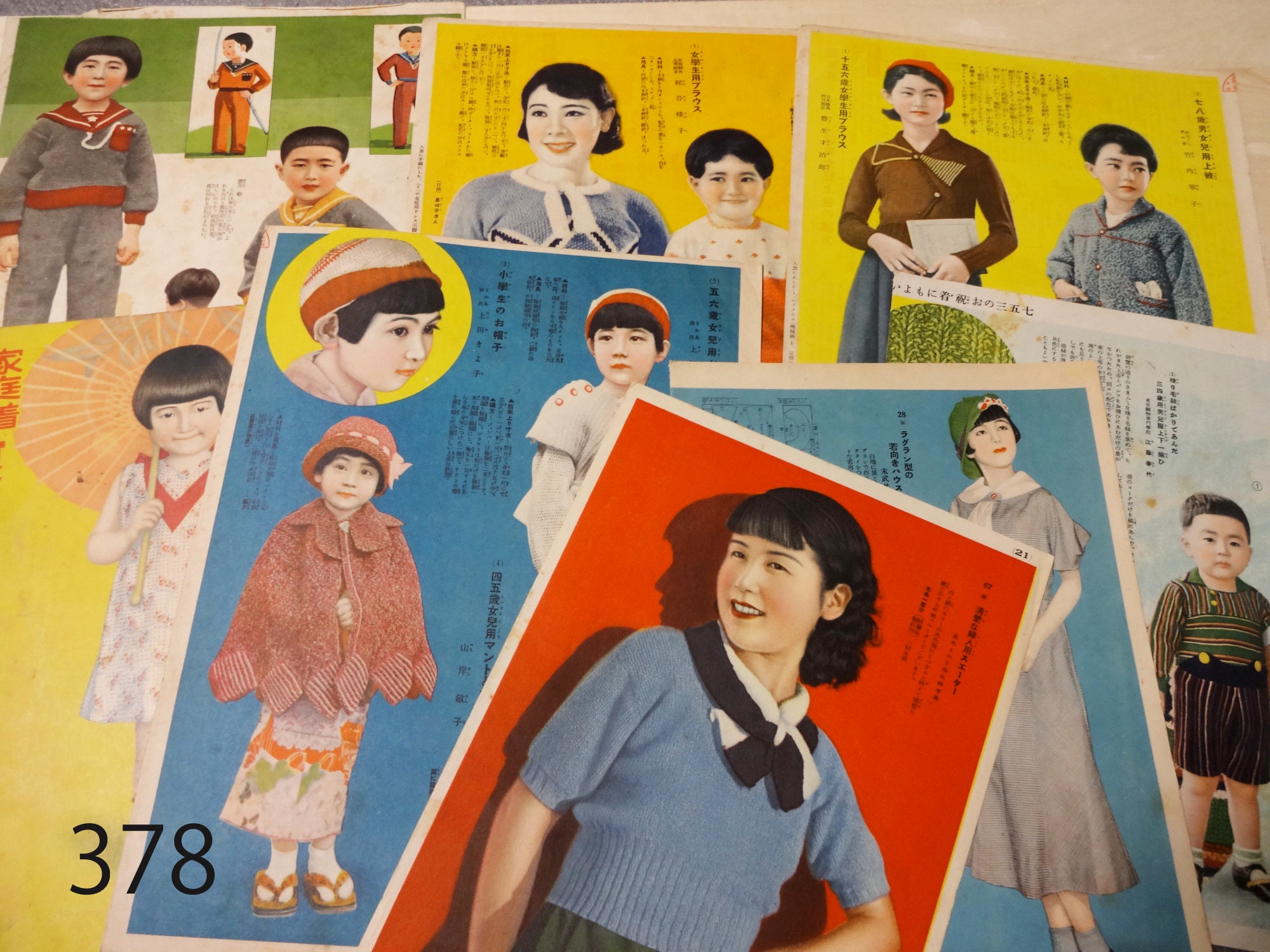 Visual Arts Painting Craft Supplies & Tools 1930s Vintage Japanese ...