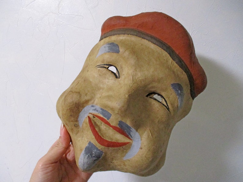 Vintage Japanese Mingei daikokuten Paper Mache - Etsy