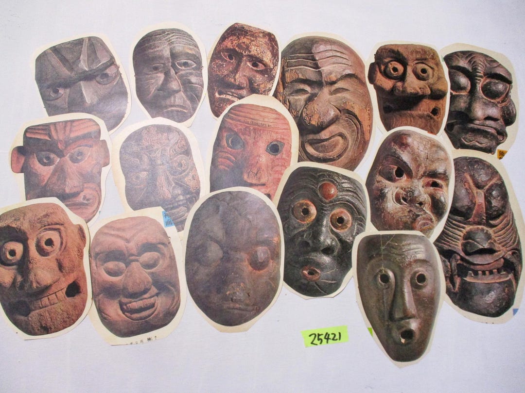 1920 to 60s 16vintage Japanese Cut Out Paper Ephemera Collage Scrap ...