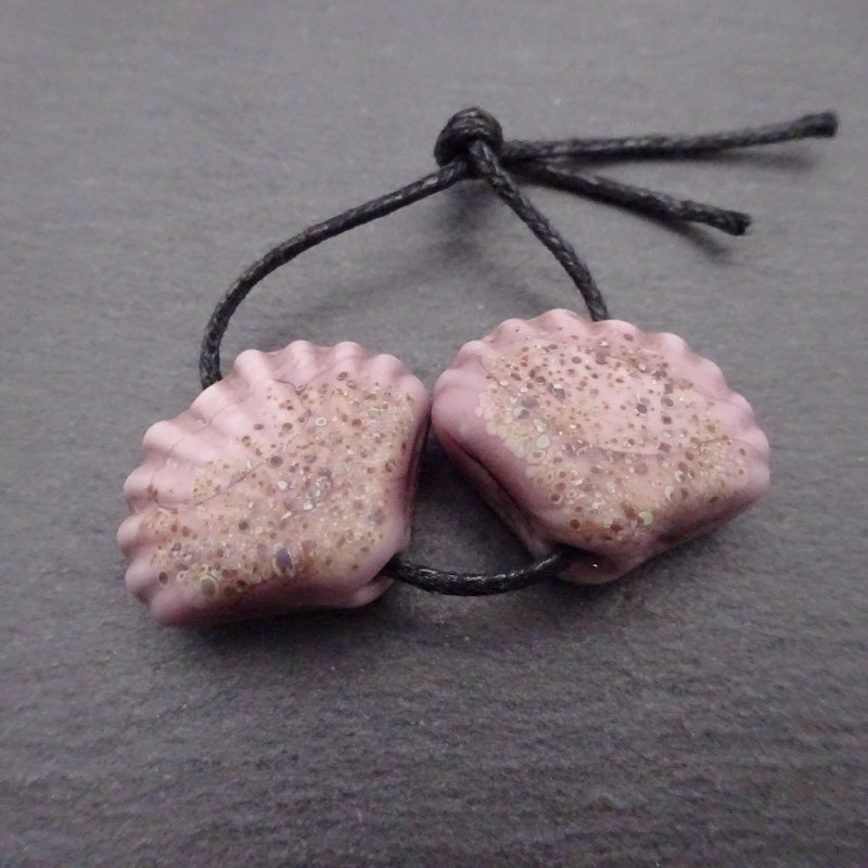 Lampwork Shell Beads - Etsy