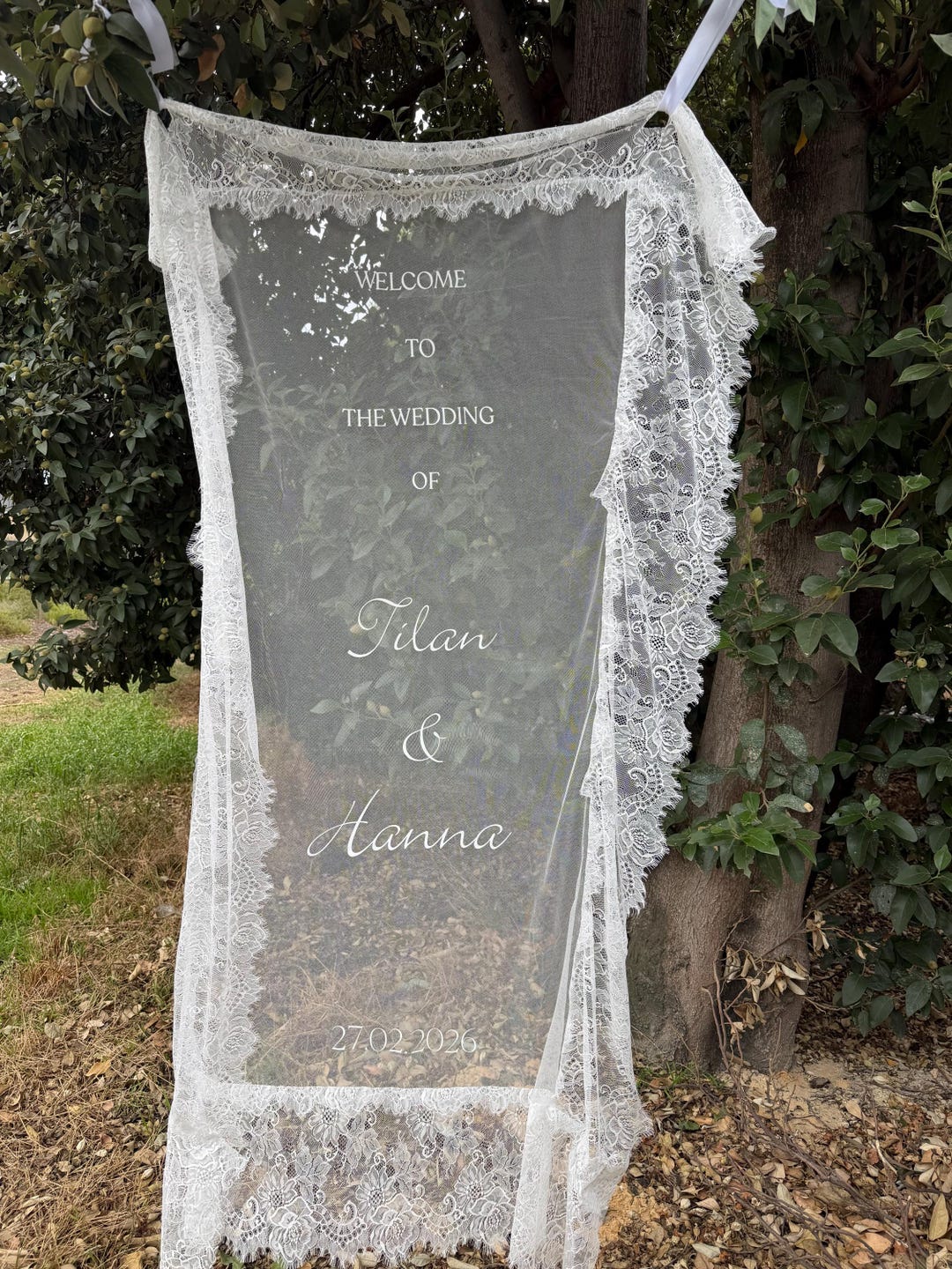 Custom Lace Welcome Sign - Etsy Australia