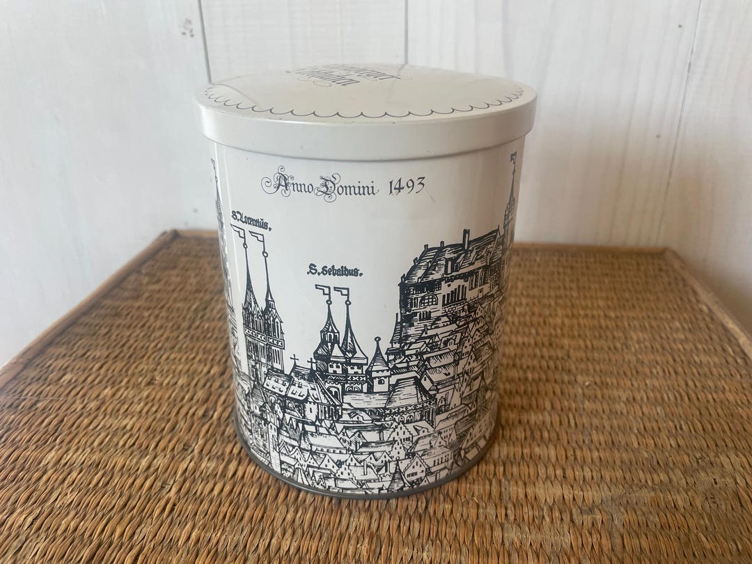 Max Weiss Tin, Vintage German Tin, Nuremberg Tin, Gingerbread Tin ...
