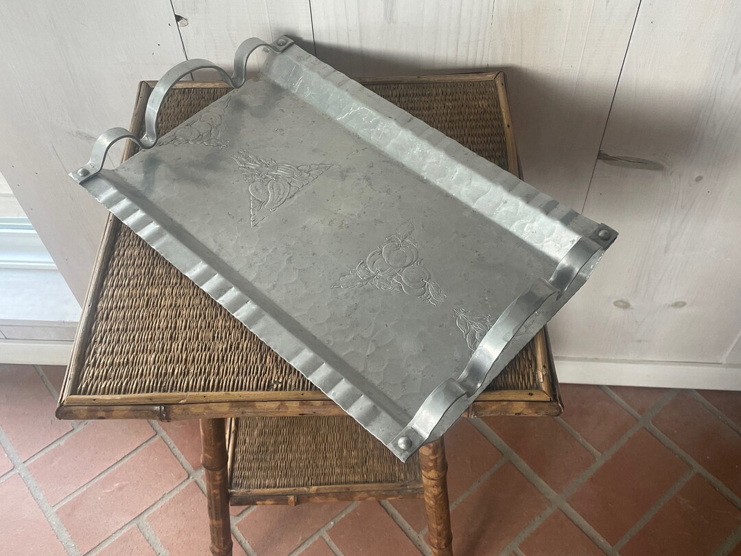 Long Rectangular Tray With Handles, Aluminum Tray With Handles ...