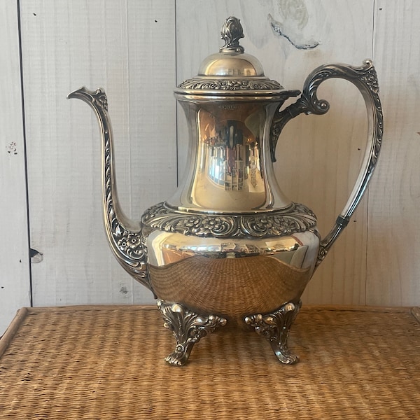 Silver Coffee Pot - Etsy