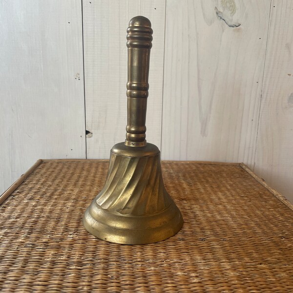 Large Brass Bell - Etsy