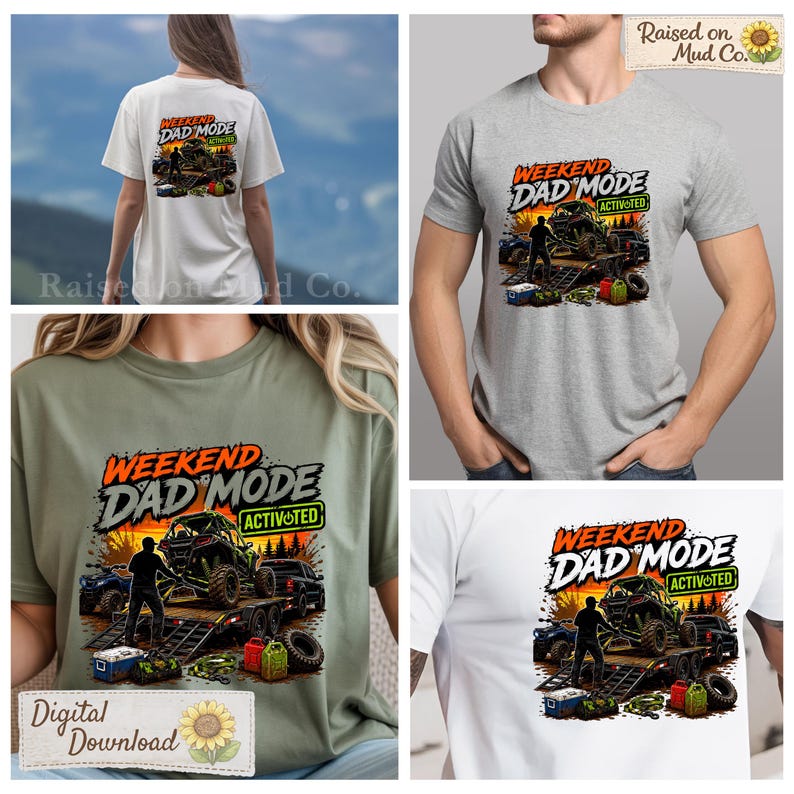 Weekend Dad Mode Activated Off-road PNG (digital Download) - Etsy