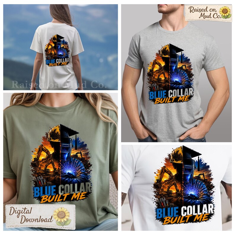 Blue Collar Graduation PNG, Welder Construction Sublimation Transfer ...