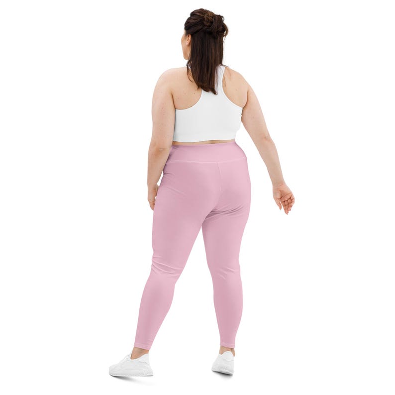 Stretch-pastel Petal Pink Color Print Cut and Sew - Big Women Plus Size ...