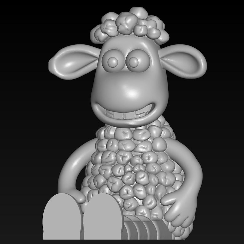 Articulated Sheep 3D Print STL File - Flexi Cartoon Animal Miniature ...