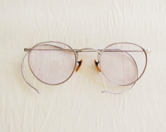 Wire frame glasses | Etsy