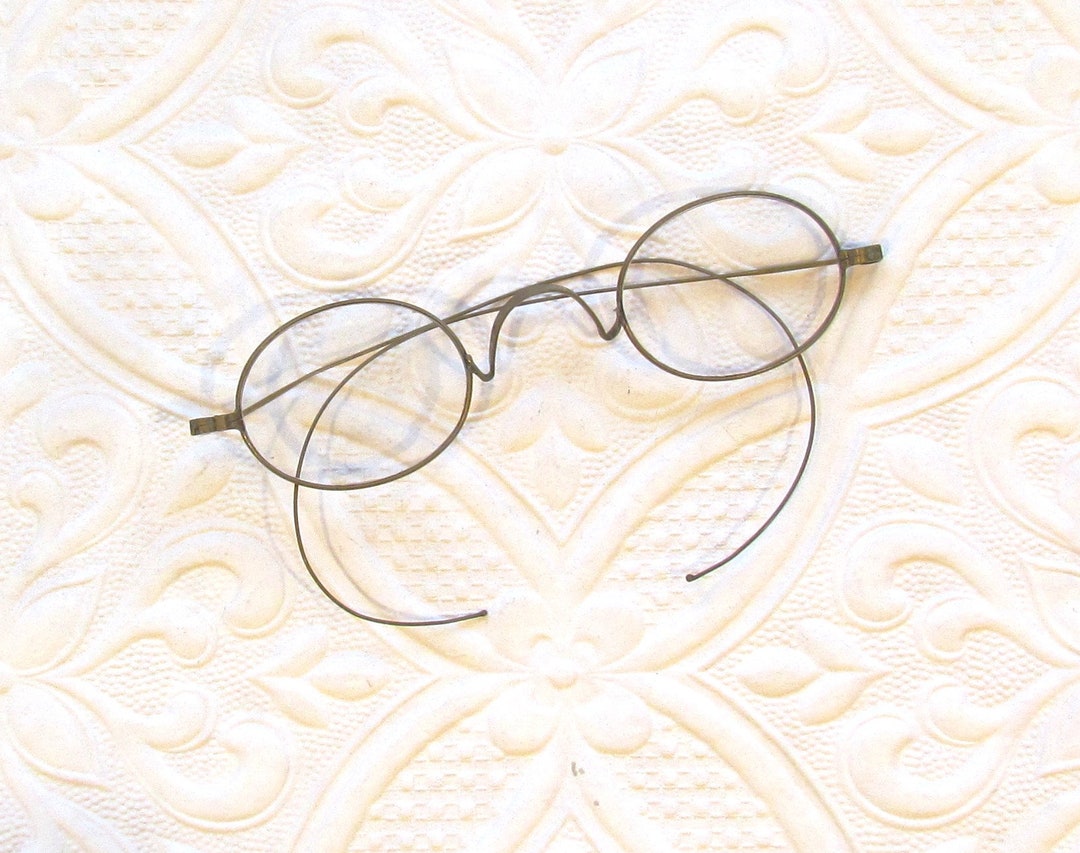 Antique Spectacles With Brass Frames, 1800's Eyeglasses - Etsy