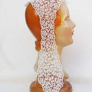 Antique Lace Cap With Lappets, Mid-19th Century Carrickmacross Guipure ...