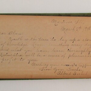 Antique Autograph Album, Early 1900's Album With Birds and Flowers on ...