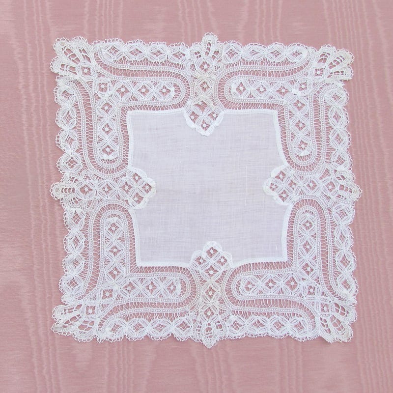 Antique Lace Handkerchief - Etsy