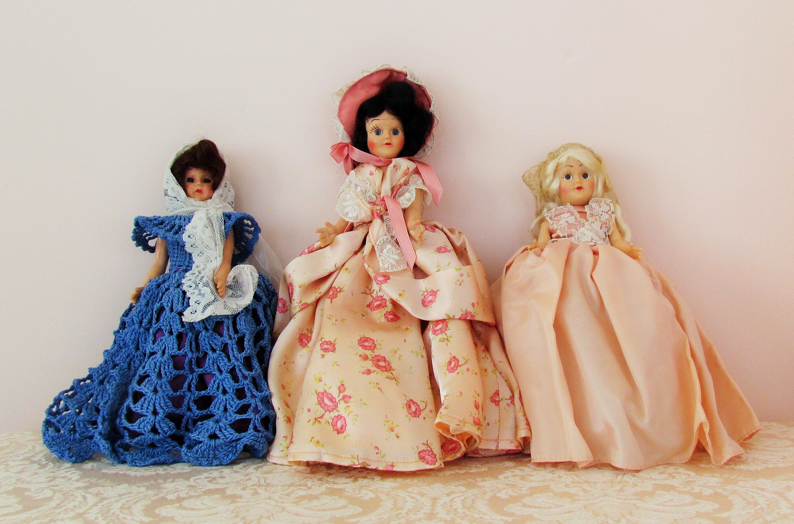 Vintage Hard Plastic Dolls Lot of 3 C.1950's Dolls Doll | Etsy