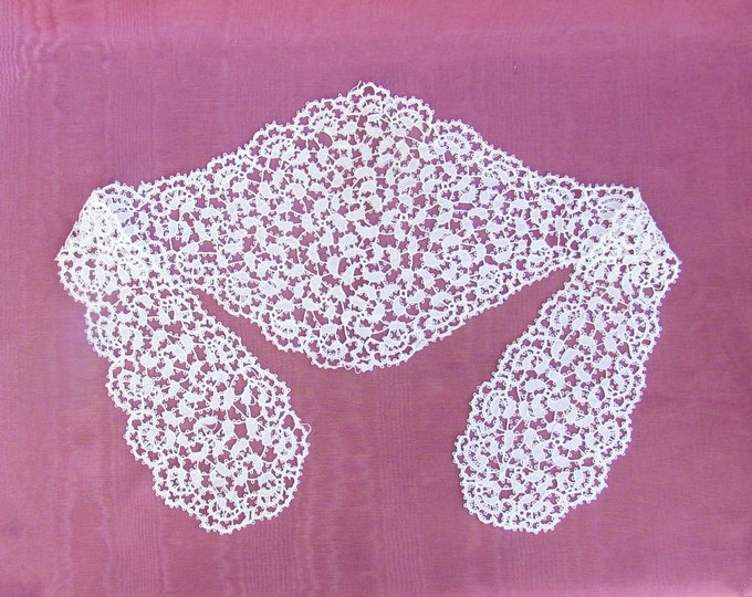 Antique Lace Cap With Lappets, Mid-19th Century Carrickmacross Guipure ...