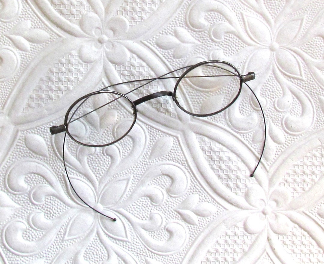 Antique Spectacles With Steel Frames, 1800's Eyeglasses - Etsy