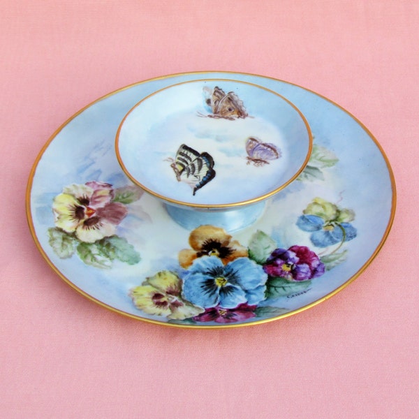 Hand Painted Pansies - Etsy