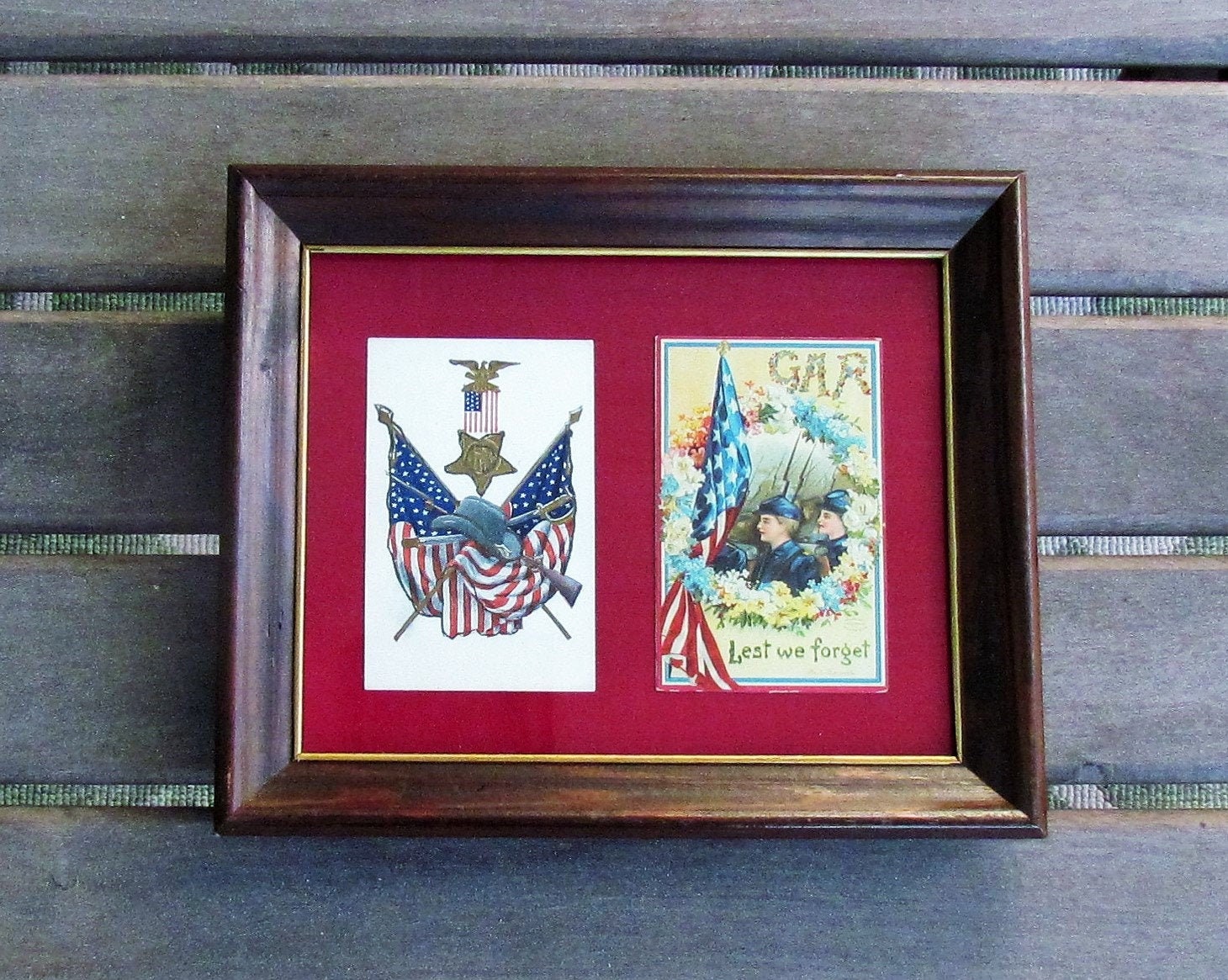 Framed Antique Civil War Commemorative Postcards Including a - Etsy UK