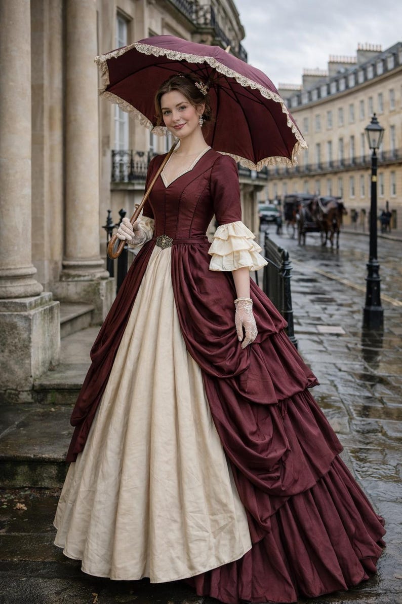 Victorian Bustle Gown Sewing Pattern – Historical Ball Gown (PDF ...