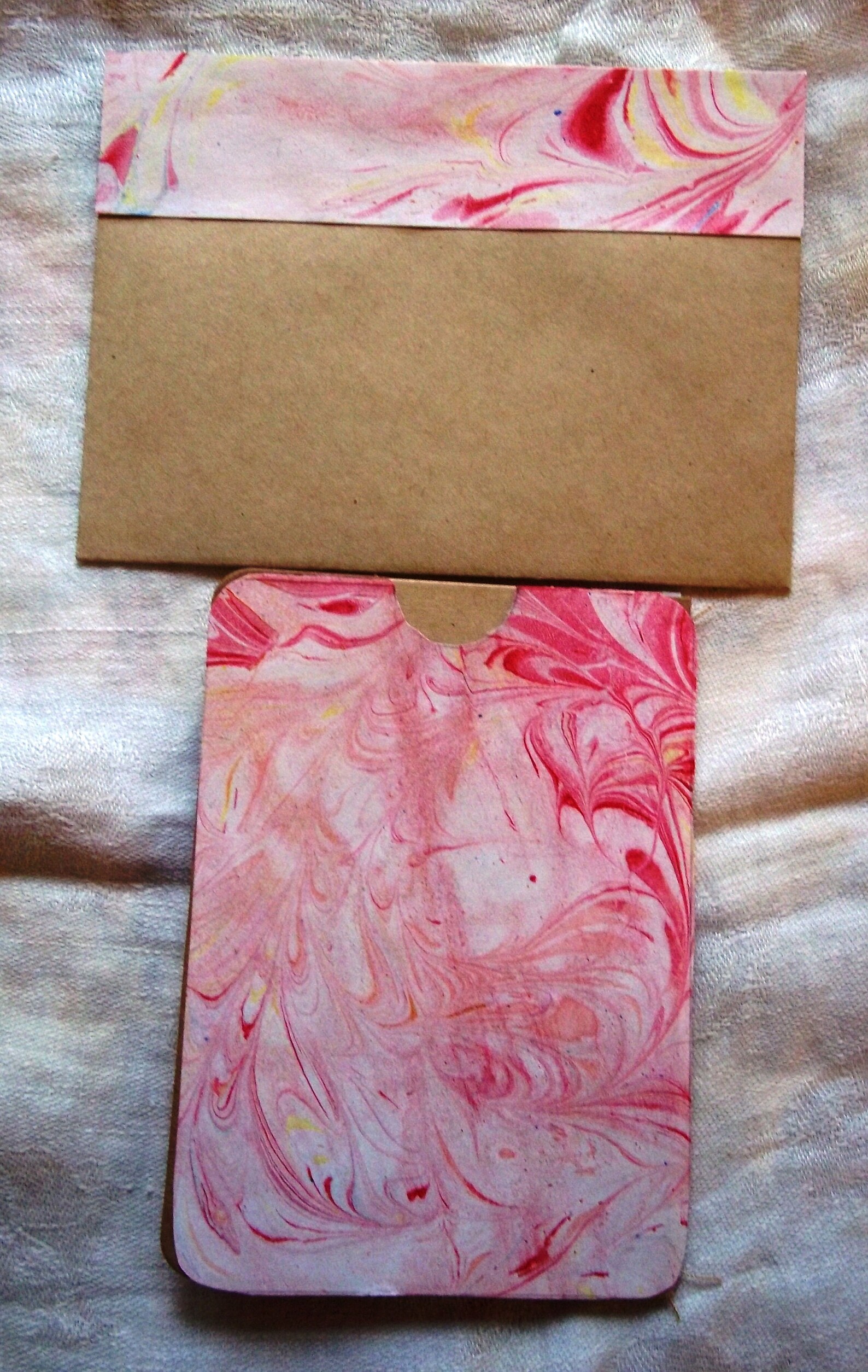 Marbled Mini Journal Set With Envelopes, 7.5 Cm X 10.5 Cm - Etsy