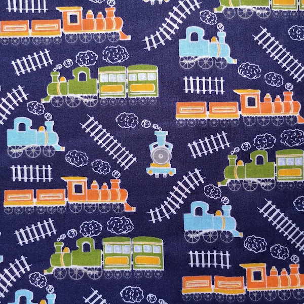 Train Fabric - Etsy