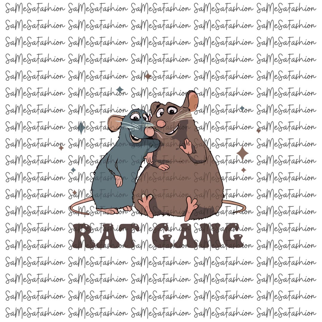 Disney Ratatouille Png, Disney Remy Chef and Emile Rat Gang Png, Disney ...