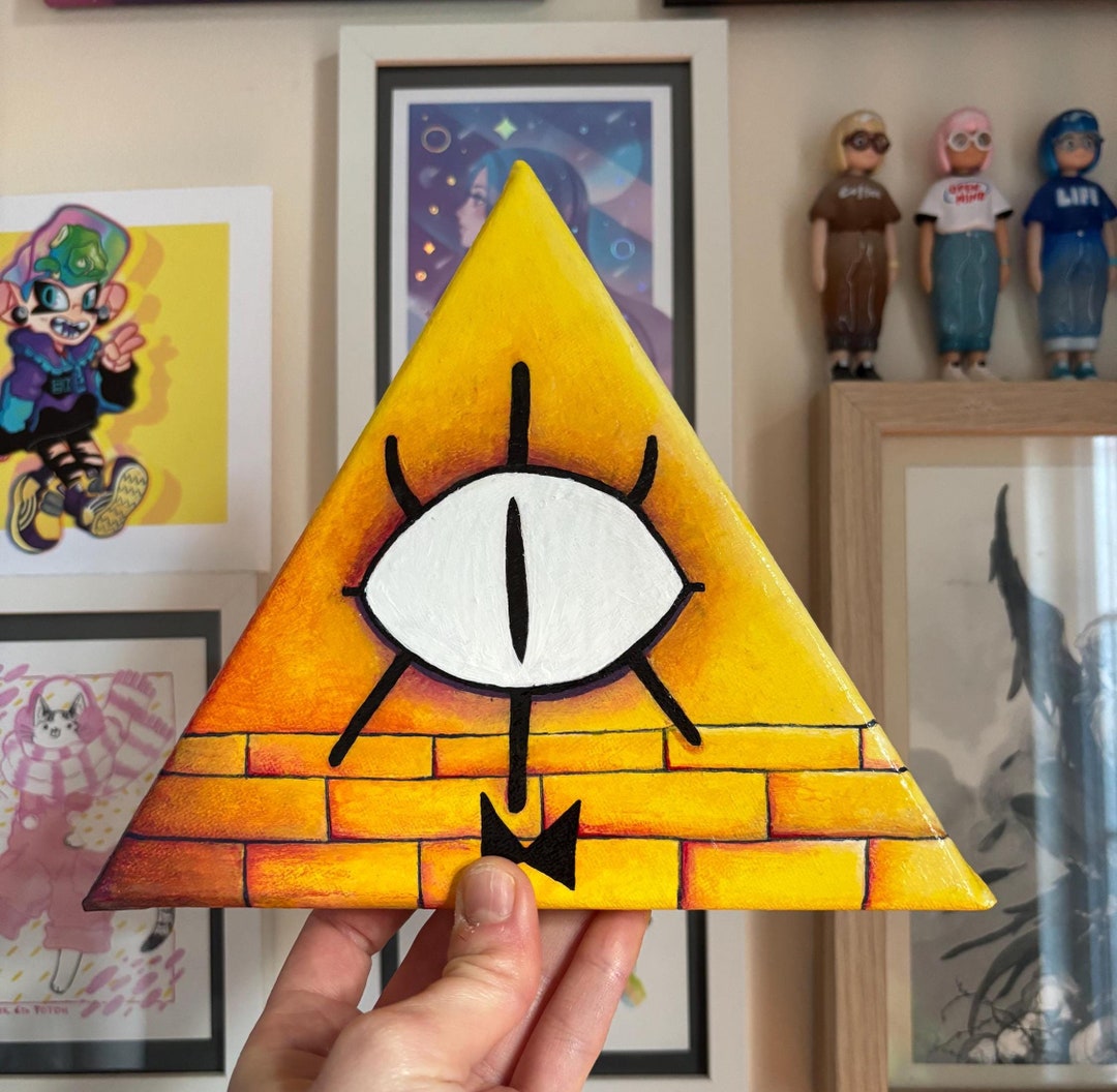 Bill Cipher Hand Painted Canvas - Etsy