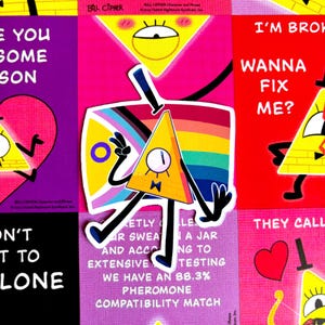 Bill Cipher Sticker Pack - Etsy