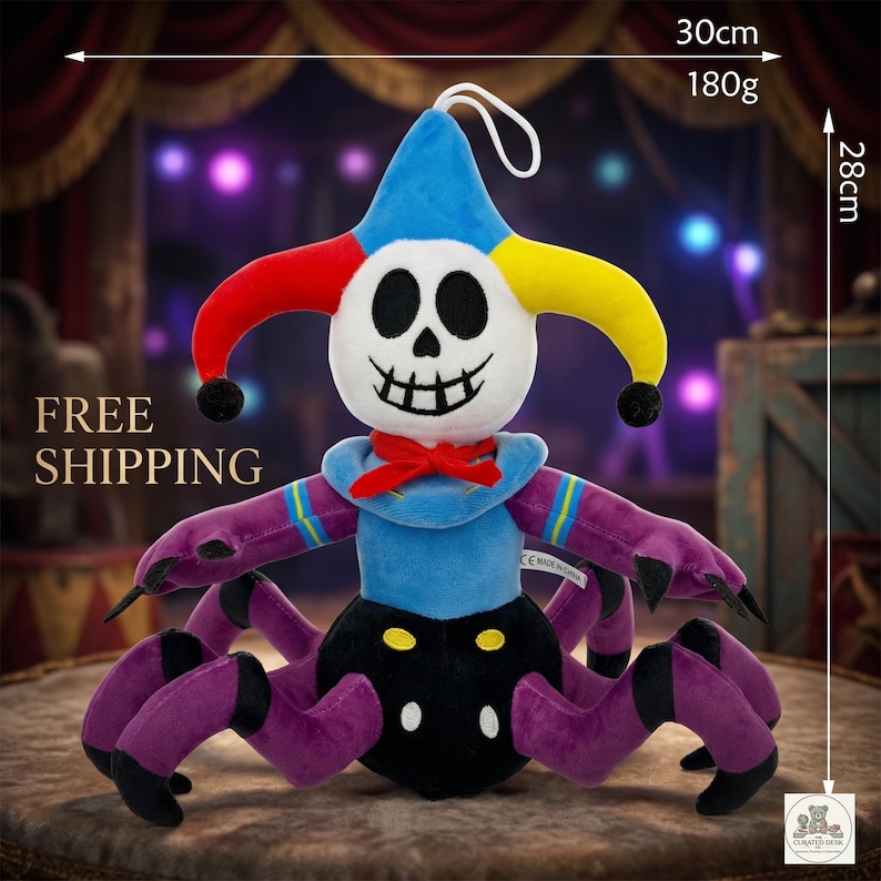 Poppy Playtime Chapter 5 Jester Spider Plush the Prototype 1006 Horror ...