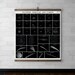 Comets Chart Wall Hanging Wood Poster Hanger Canvas Print - Etsy