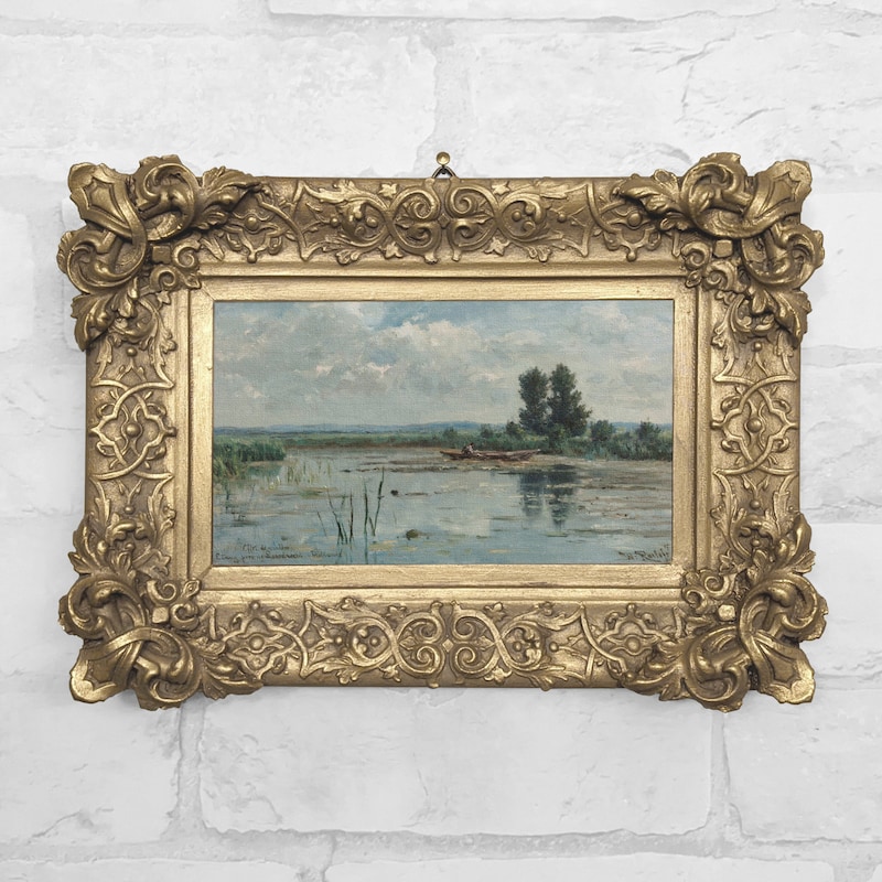 Framed Landscape Painting - Etsy