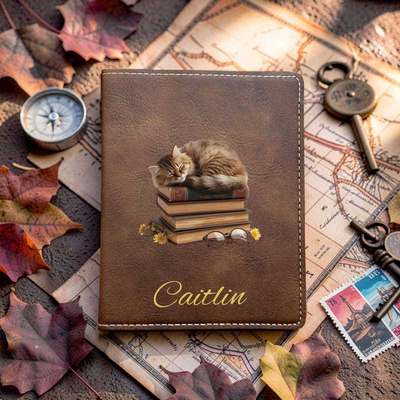Cat Print Passport Cover - Etsy