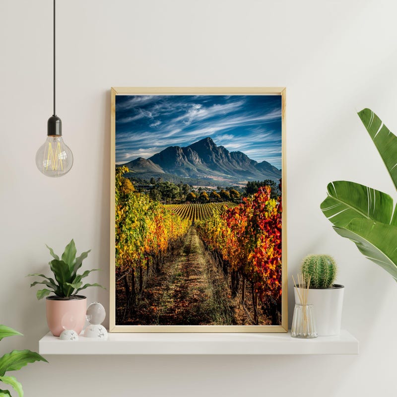 Table Mountain Wall Print - Etsy Hong Kong