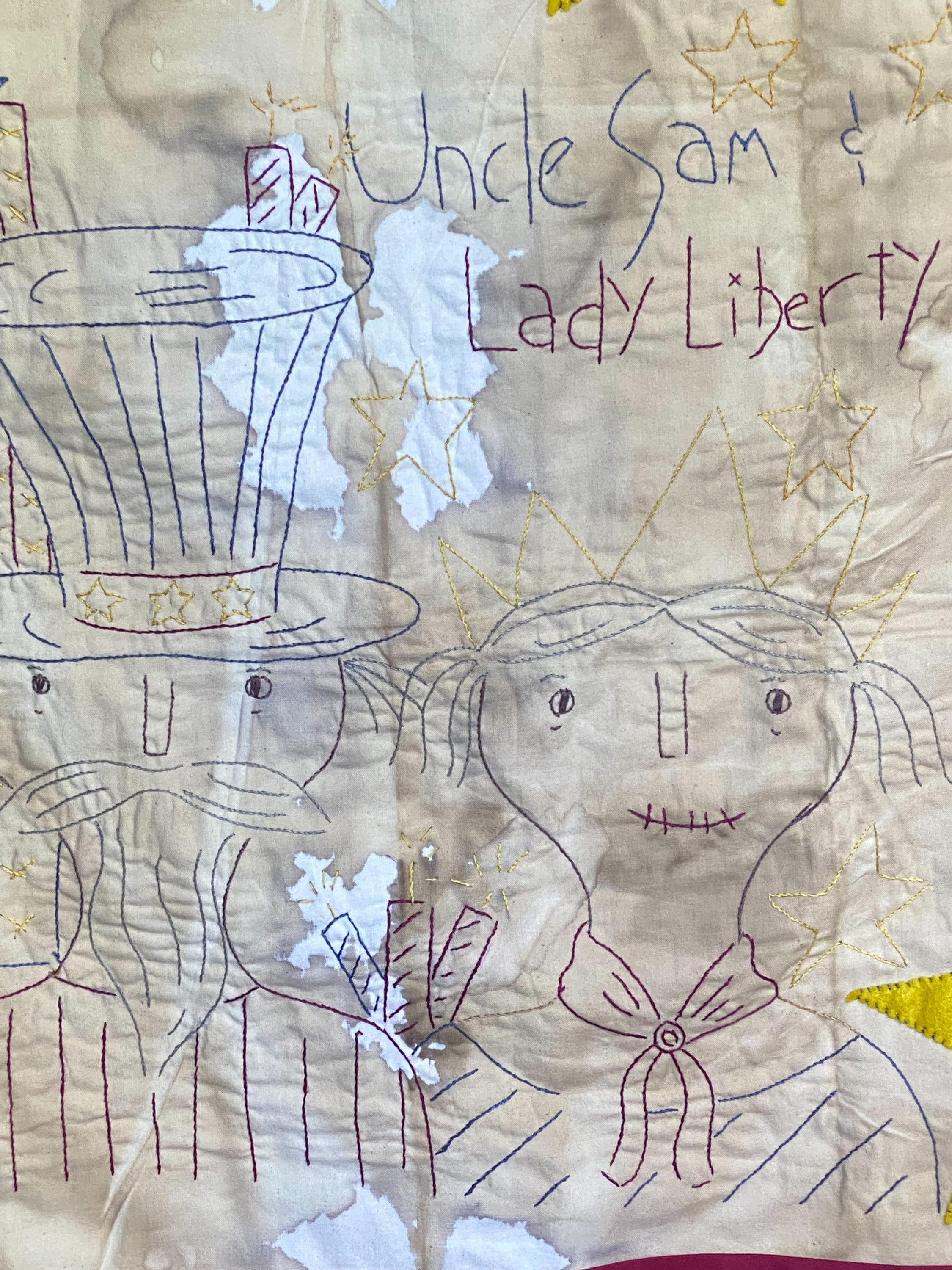 Uncle Sam & Lady Liberty - Etsy