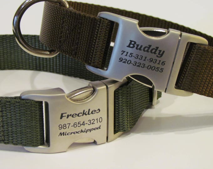 Handmade / Hand Stamped Pet Tags / Personalized by themadstampers