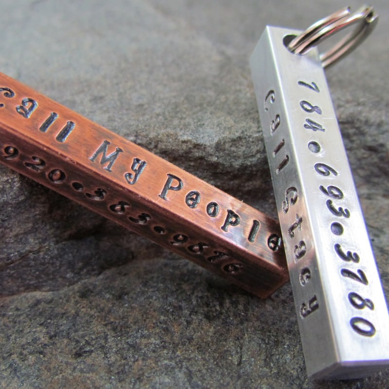 Hand Stamped Bar - Etsy
