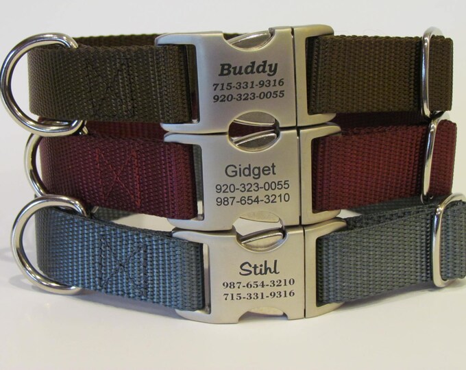 Handmade / Hand Stamped Pet Tags / Personalized by themadstampers