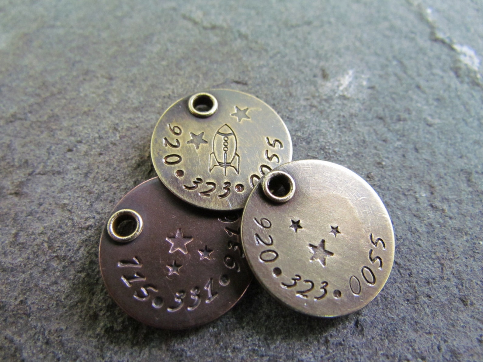 Star Dog Collar Tag Dog Id Tag Small Pet ID Tag Cat Tag - Etsy