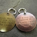 Large Dog Tag With Bone Dog Collar Tag Personalized Pet ID - Etsy